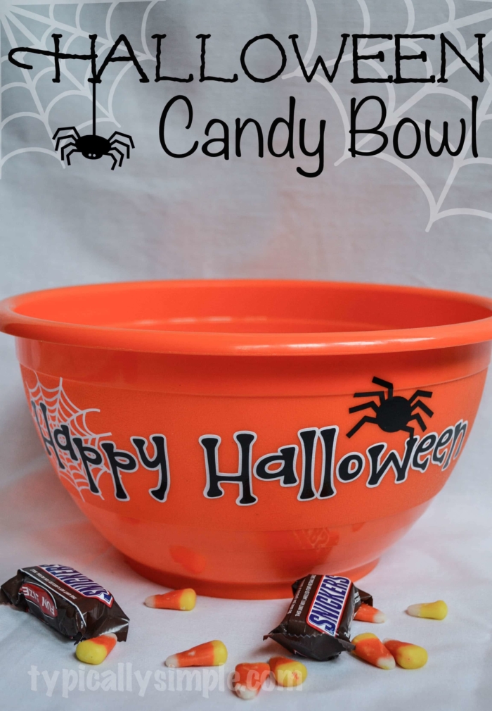 Halloween Candy Bowl - Typically Simple