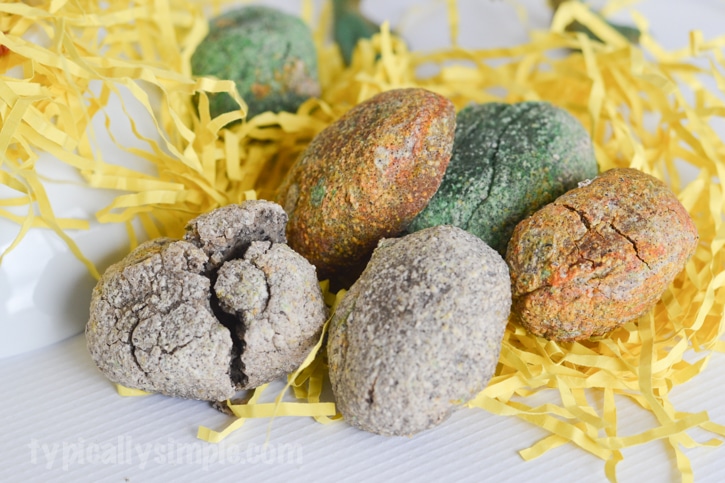 DIY Dinosaur Eggs The Crafting Chicks