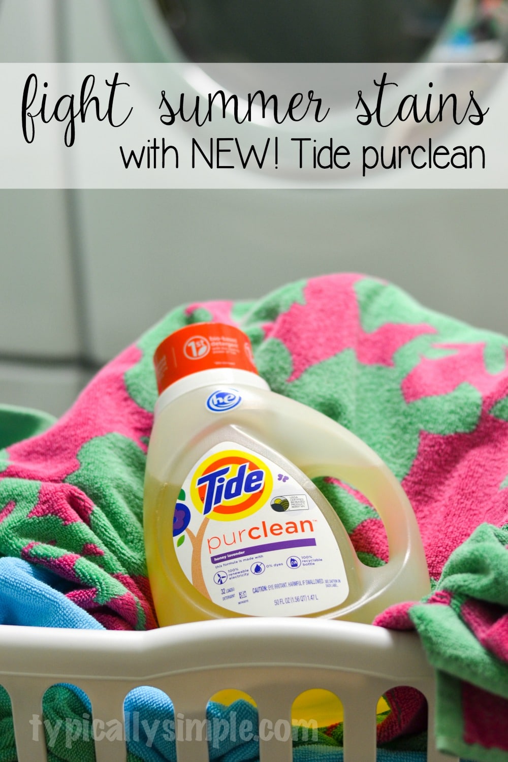 Tide PurClean Summer Stains - Typically Simple