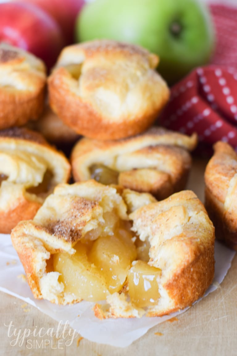 Apple Pie Bites Recipe - Typically Simple