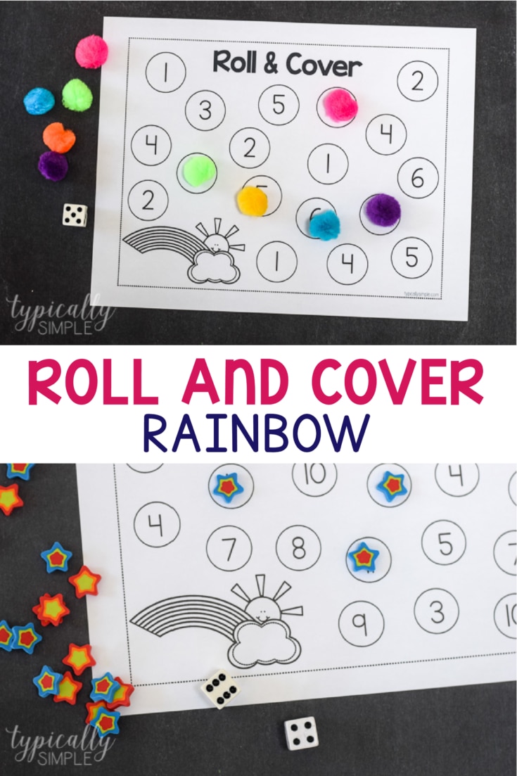 Roll & Cover: Spring Rainbow - Typically Simple