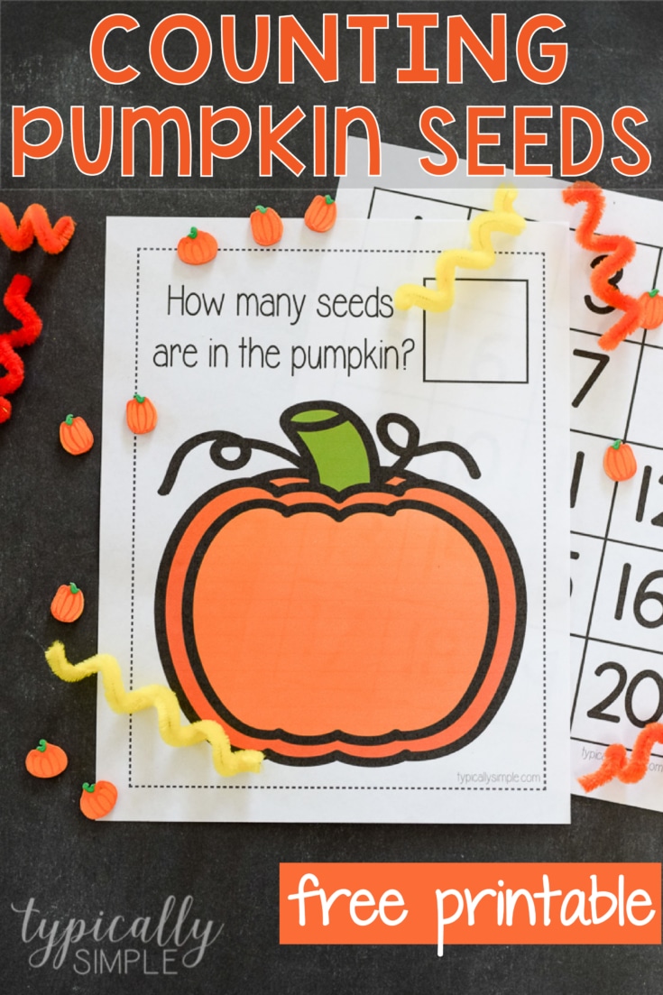 Counting Pumpkin Seeds - Typically Simple