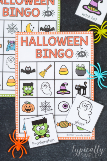 Halloween Bingo - Printable Party Game - Typically Simple