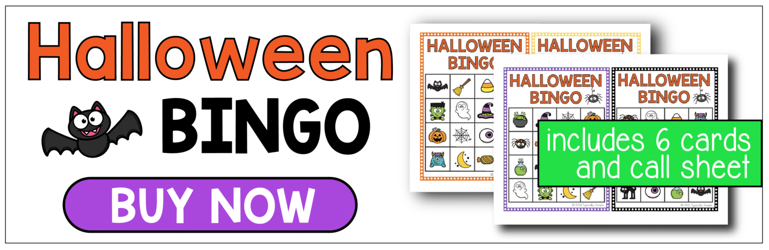 Halloween Bingo - Printable Party Game - Typically Simple